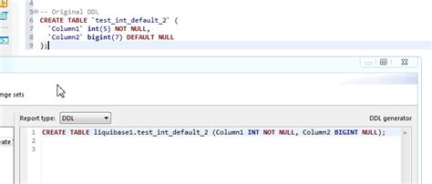 Liquibase Doesnt Snapshot Precision Of Int Types On Mariadb · Issue