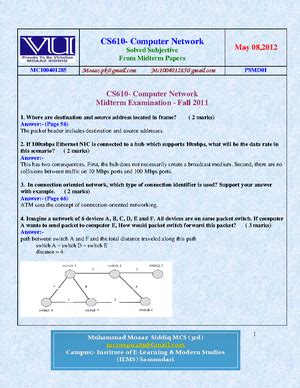 Solved What PDU Is Received By The Physical Layer For Encoding And Computer Networks CS