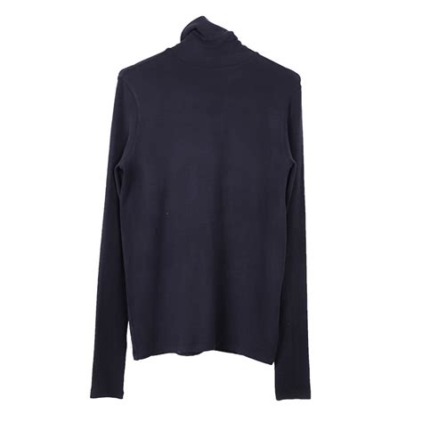 เสื้อยืดแขนยาว คอสูง ผ้าถัก สีดํา แฟชั่นฤดูใบไม้ร่วง และฤดูหนาว สําหรับผู้หญิง 2020 Hengdayida