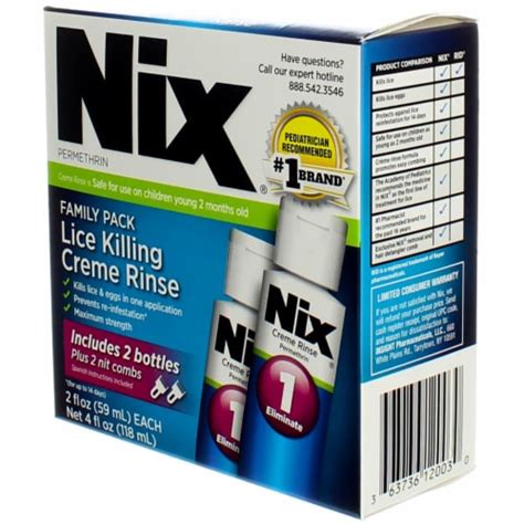 Nix Permethrin Lice Treatment 4 Fl Oz Frys Food Stores