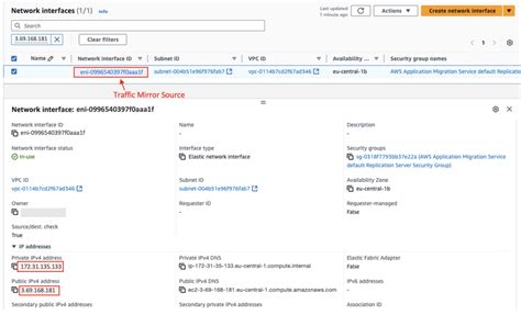Configure Aws Vpc Traffic Mirroring To Troubleshoot Replication Errors
