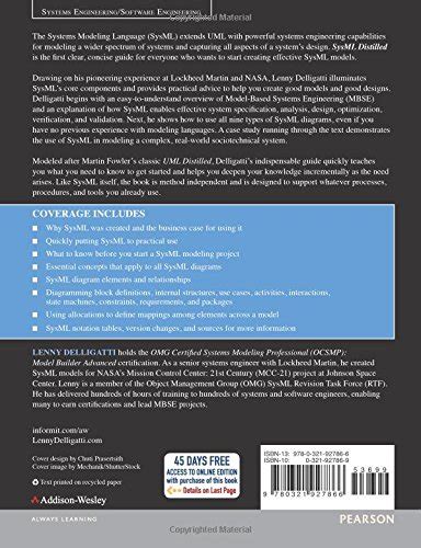 Lenny Delligatti Sysml Distilled A Brief Guide To The Systems Modeling