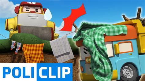 공사장에 가지 않을 거야│어린이 만화│안전교육│자동차 만화│용감한 구조대│폴리 경찰차│로이 소방차│엠버 구급차 Youtube