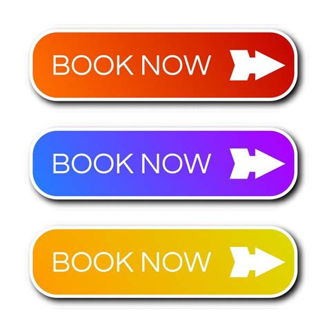 Set Of Three Modern Gradient Buttons With Shadows 12665507 Vector Art At Vecteezy