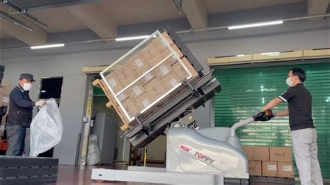 이동형 파렛트 체인저 회전타입 국내 S사 사용 주한국유니콤 Youtube