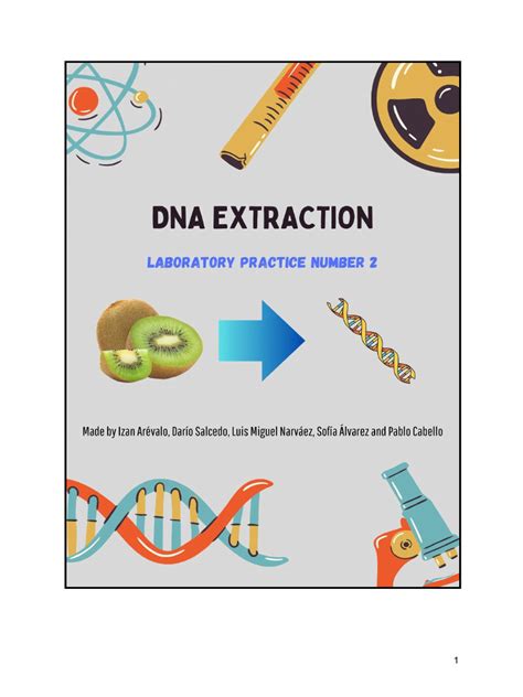 Laboratory Practice 2 Dna Extraction Pdf