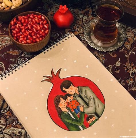 25 عکس از زیبایی فانتزی شب یلدا با عکس نوشته های جذاب