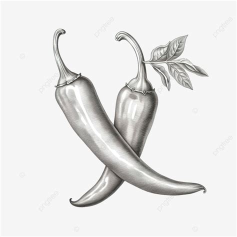 رسم بالفلفل الحار معزول مكسيكي الخضروات الحار Png صورة للتحميل مجانا
