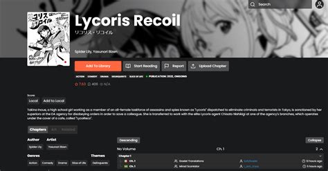 Lycoris Recoil Manga Not Sure If Official Rlycorisrecoil