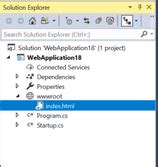 Creating A Basic Web Site From An Asp Net Core Empty Project The Long