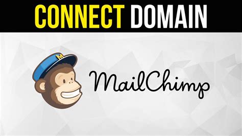 How To Connect A Domain To MailChimp YouTube