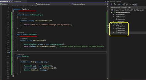Understanding Access Modifiers In C