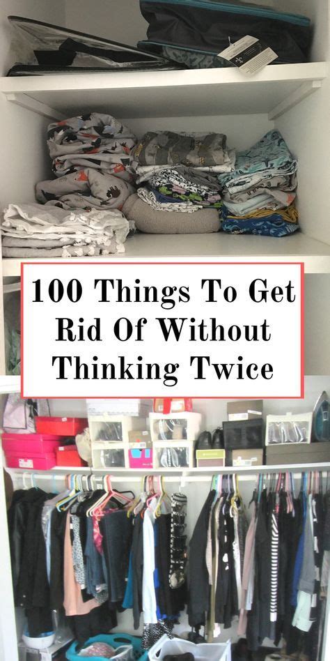 100 Things To Declutter Today Declutter Home Declutter Your Home Declutter
