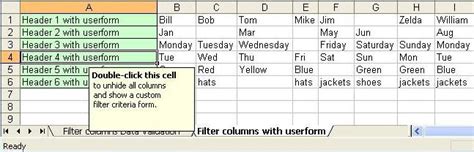 Toms Tutorials For Excel Filtering Columns Tom Urtis