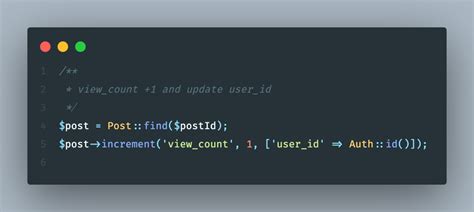 laravel increment and decrement tăng giảm giá trị một cột