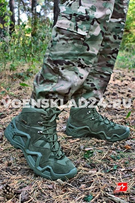 Ботинки тактические, трекинговые M6 MERLLE, зеленые - Военторг ...