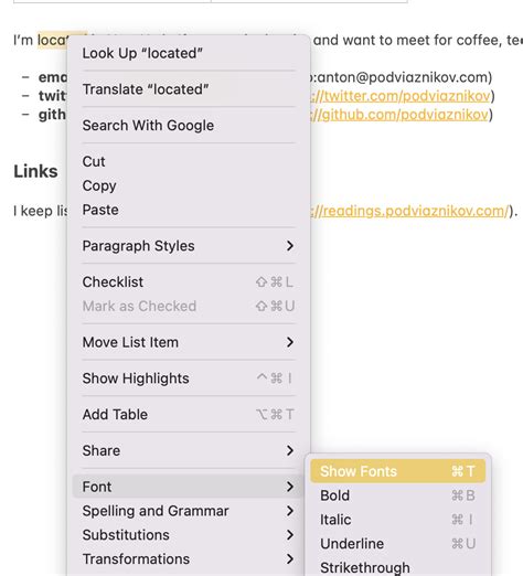 Extra Text Styling · Issue 53 · Threeplanetssoftwareapplecloudnotes