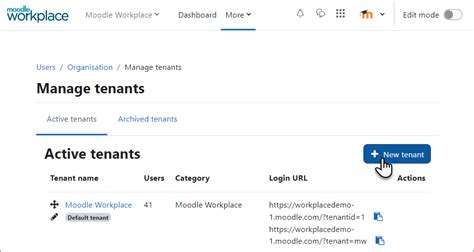 Create Multi Tenancy Within One Lms With Moodle Workplace 4