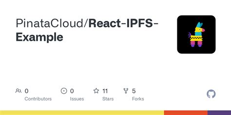 Github Pinatacloudreact Ipfs Example