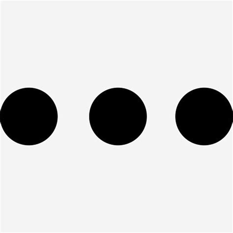 三个点图标高清素材 创意素材 Png素材