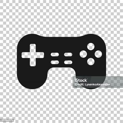 투명 한 스타일의 조이스틱 기호 아이콘입니다 고립 된 배경에 게임 패드 벡터 일러스트 게임 콘솔 컨트롤러 비즈니스 개념입니다 Brand Name Video Game에 대한