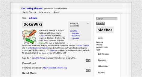 Template [dokuwiki]