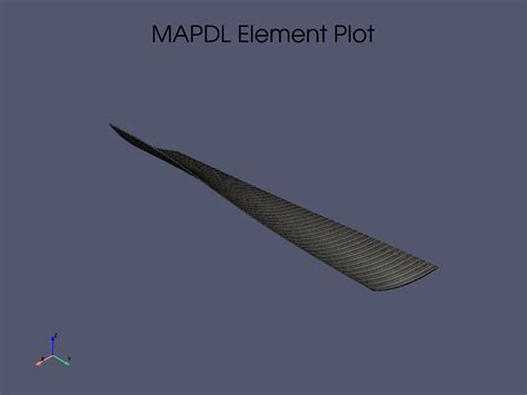Cfx Pressure Data Mapping To Structural Blade — Pymapdl