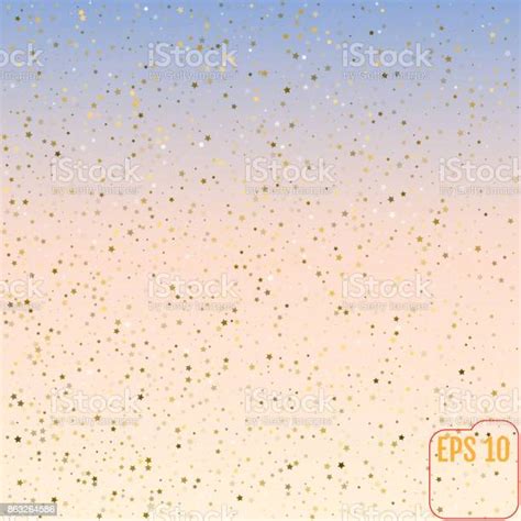 골드 별입니다 축 하 색종이 파티에 대 한 황금 추상 장식 떨어지는 생일 축 하 기념일 또는 이벤트 축제 축제 장식입니다 벡터 일러스트 레이 션 금 금속에 대한 스톡 벡터