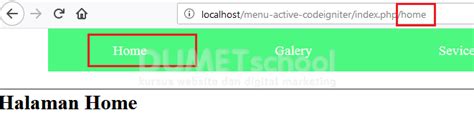 Cara Membuat Halaman Dinamis Dan Menu Active Menggunakan Codeigniter