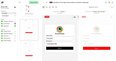 App Percy Ai Powered Automated Visual Testing Platform