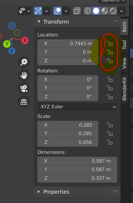 Interface Gizmo Manipulator Is Missing For Some Reason Blender Stack Exchange