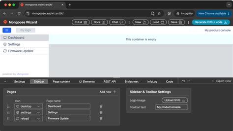 How To Build An Stm32 Web Dashboard Using The Mongoose Wizard 3d Print Errori Ed Esperienze