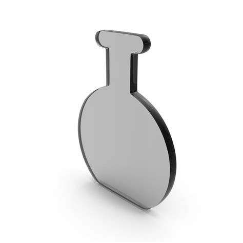 Glass Chemical Flask Icon 3d Incl Flask And Symbol Envato Elements
