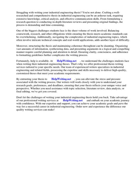 Industrial Engineering Thesis Sample Pdf Engineering Image Segmentation