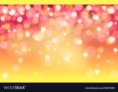Party Bokeh Soft Light Abstract Backgrounds Vector Image