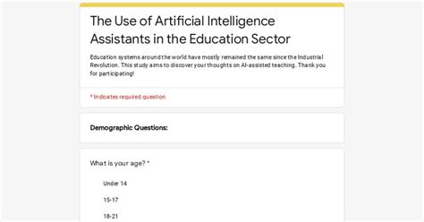 Urgent The Use Of Artificial Intelligence Assistants In The