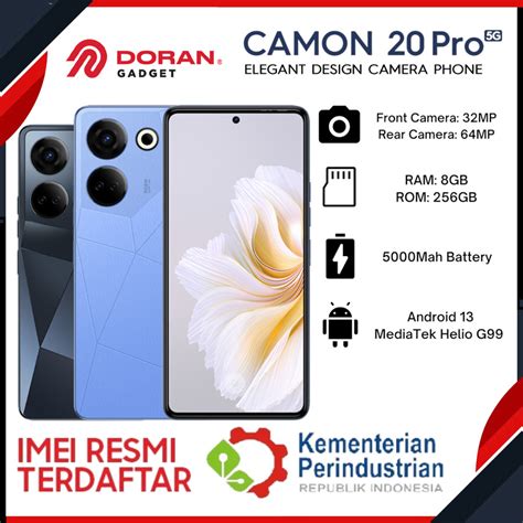 Jual Tecno Camon Pro Ram Gb Rom Gb New Garansi Resmi Shopee Indonesia