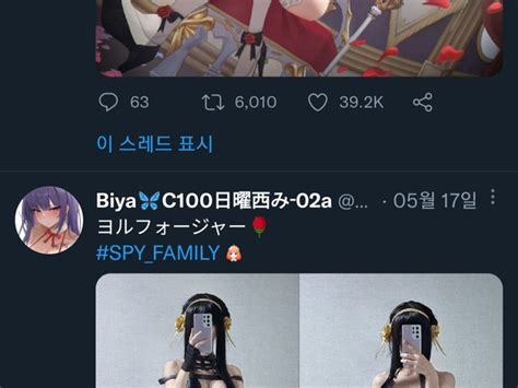 스파이패밀리 요르 코스프레 유머 게시판