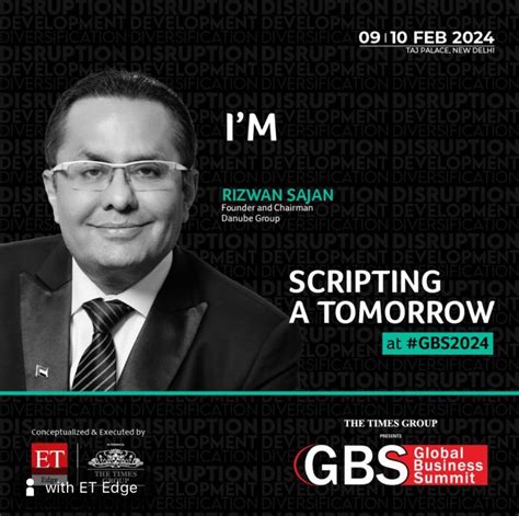 Rizwan Sajan Founder And Chairman Danube Group Will Be Sharing His