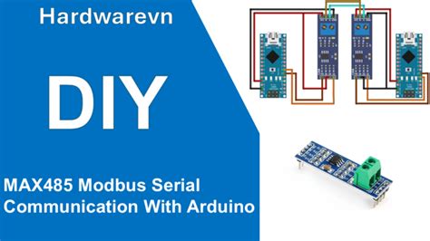 Max485 Modbus Serial Communication With Arduino Hardware Design