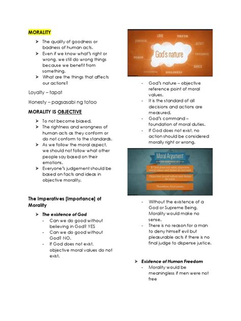 Lesson 2 Morality Pdf