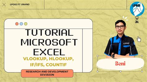 Tutorial Microsoft Excel Vlookup Hlookup Ififs Countif Posier Level Up Youtube