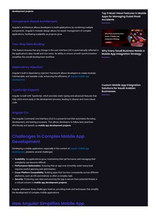 How Angular Streamlines Complex Mobile App Development Projects Pdf