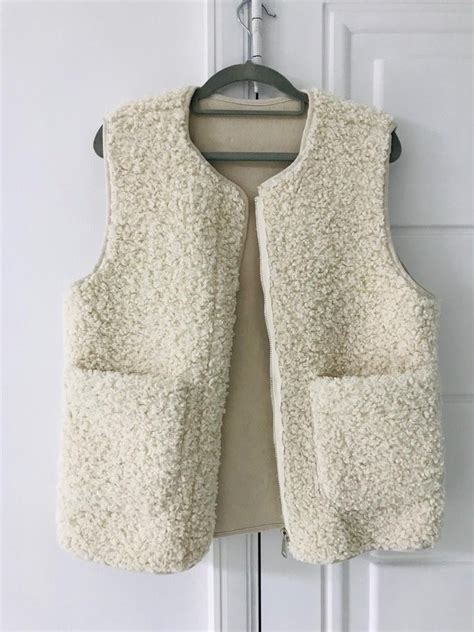 양털 뽀글이 에코퍼 기모 베스트 헬로마켓