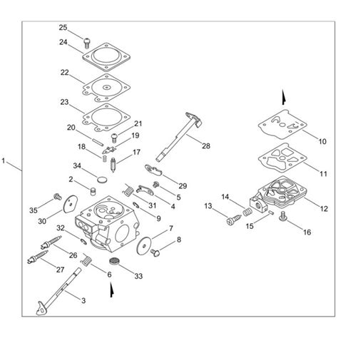 Carburettor For ECHO CS 362TES Chainsaw L S Engineers