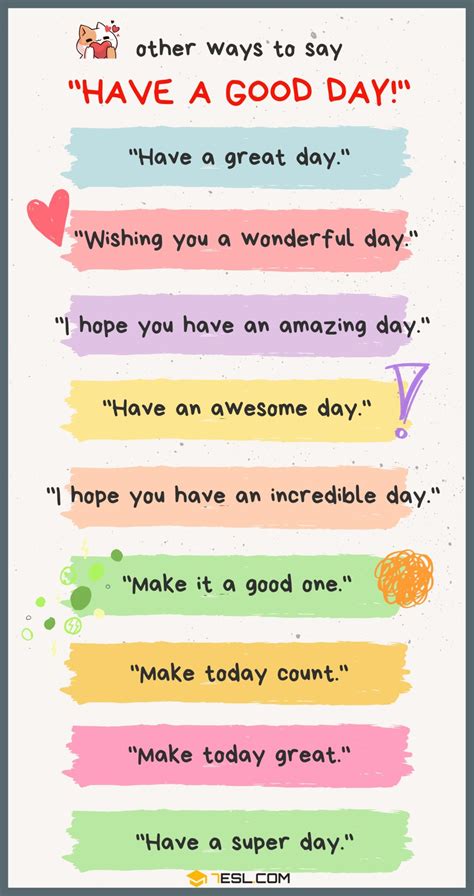 Different Ways To Say Hope You Have A Good Day At Natasha Cain Blog