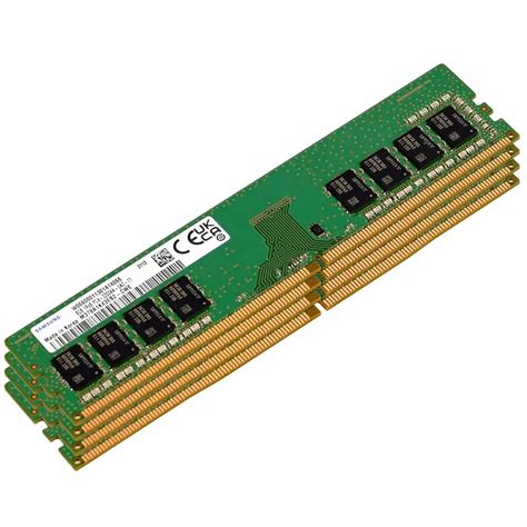 Samsung Ddr4 3200 Mhz Ram 32gb 4x 8gb Pc4 25600 Dimm Desktop Memory