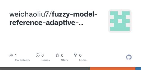 GitHub Weichaoliu Fuzzy Model Reference Adaptive Control For Manipulator