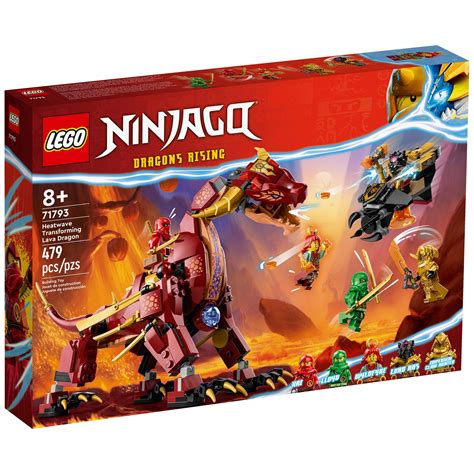 Lego Ninjago Sets 71793 Heatwave Transforming Lava Dragon N
