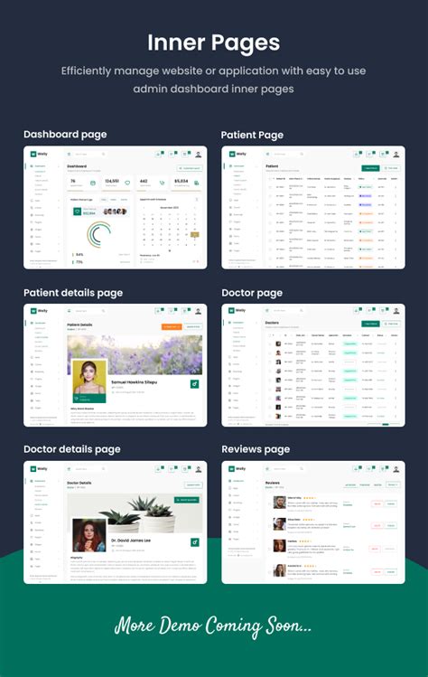 Welly Django Hospital Admin Dashboard Bootstrap Template Thememag
